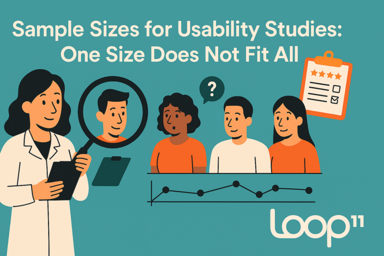 Sample Sizes for Usability Studies: One Size Does Not Fit All | Loop11